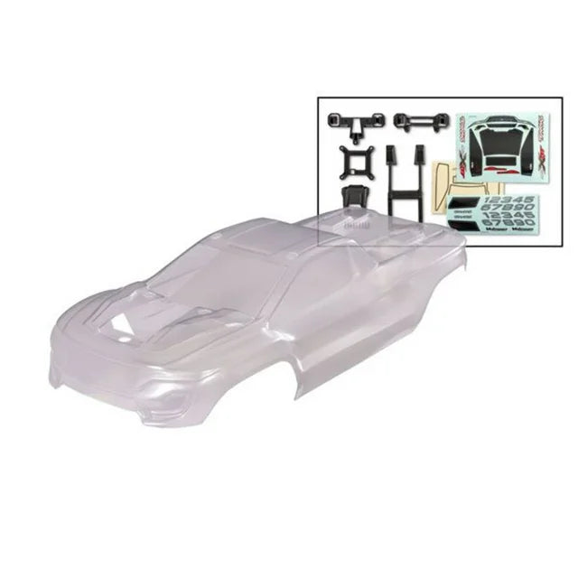 Traxxas Body, Mini XRT (clear)(for clipless mounting) – EVS Hobbies USA