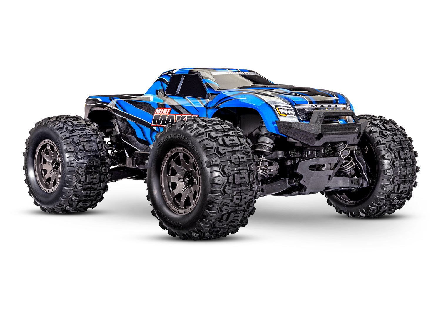 Traxxas Mini Maxx BL-2s Blue – EVS Hobbies USA