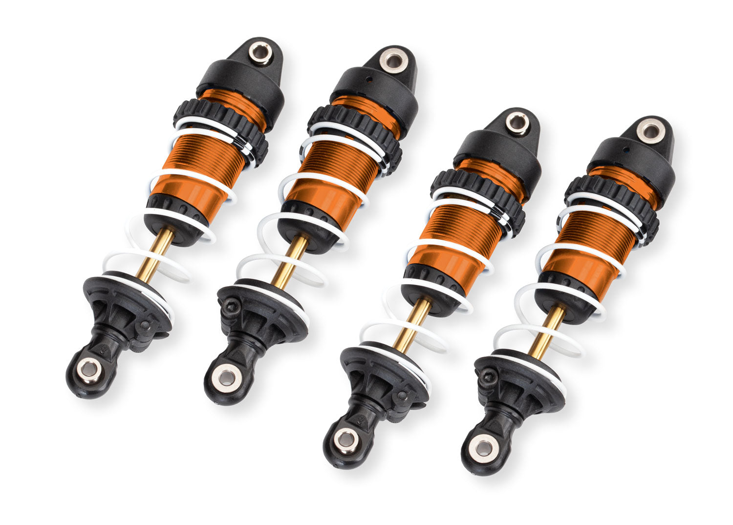 Traxxas Mini Maxx Aluminum GTR Shocks ORNG – EVS Hobbies USA