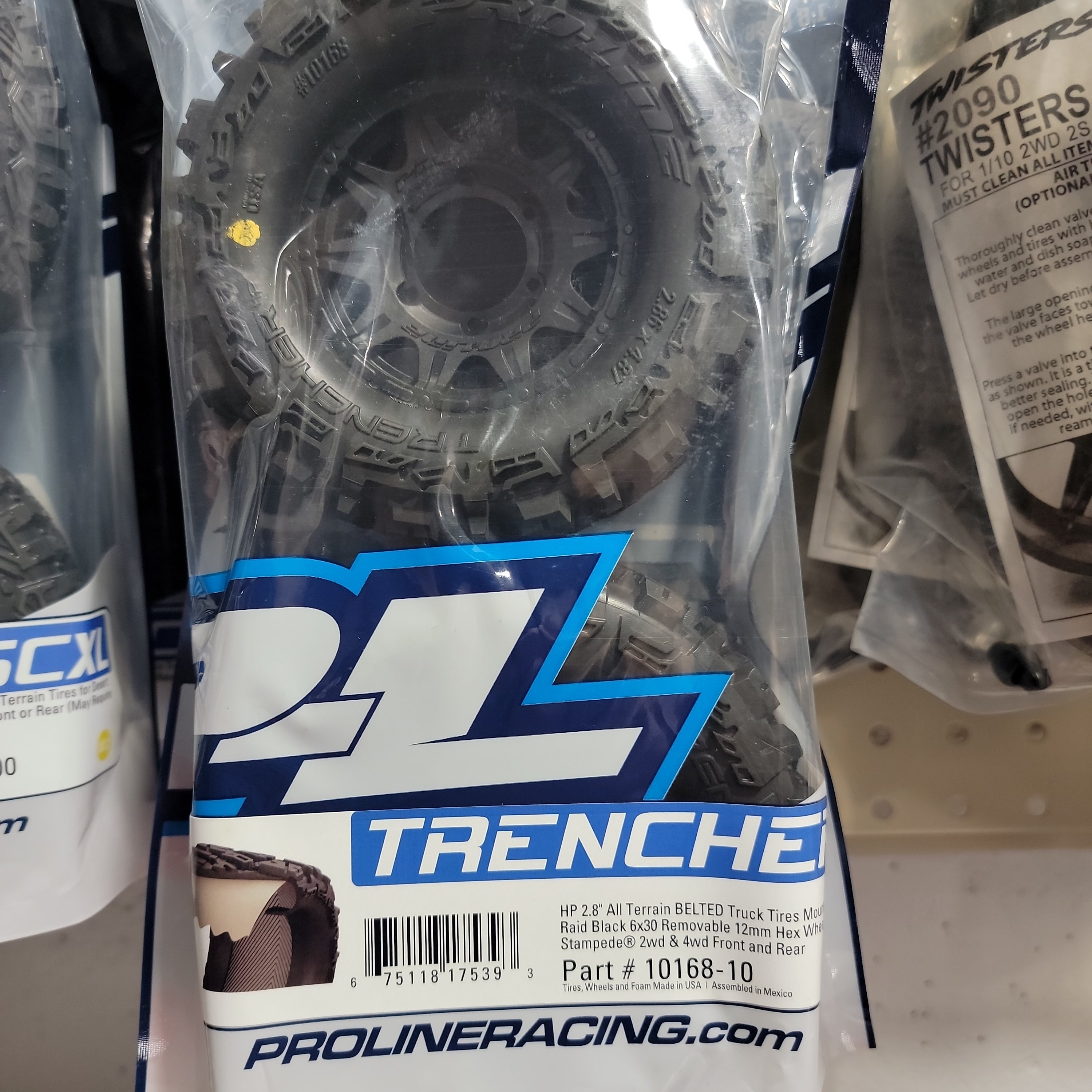 Pro-Line Trencher BELTED MTD WhlsF/R – EVS Hobbies USA