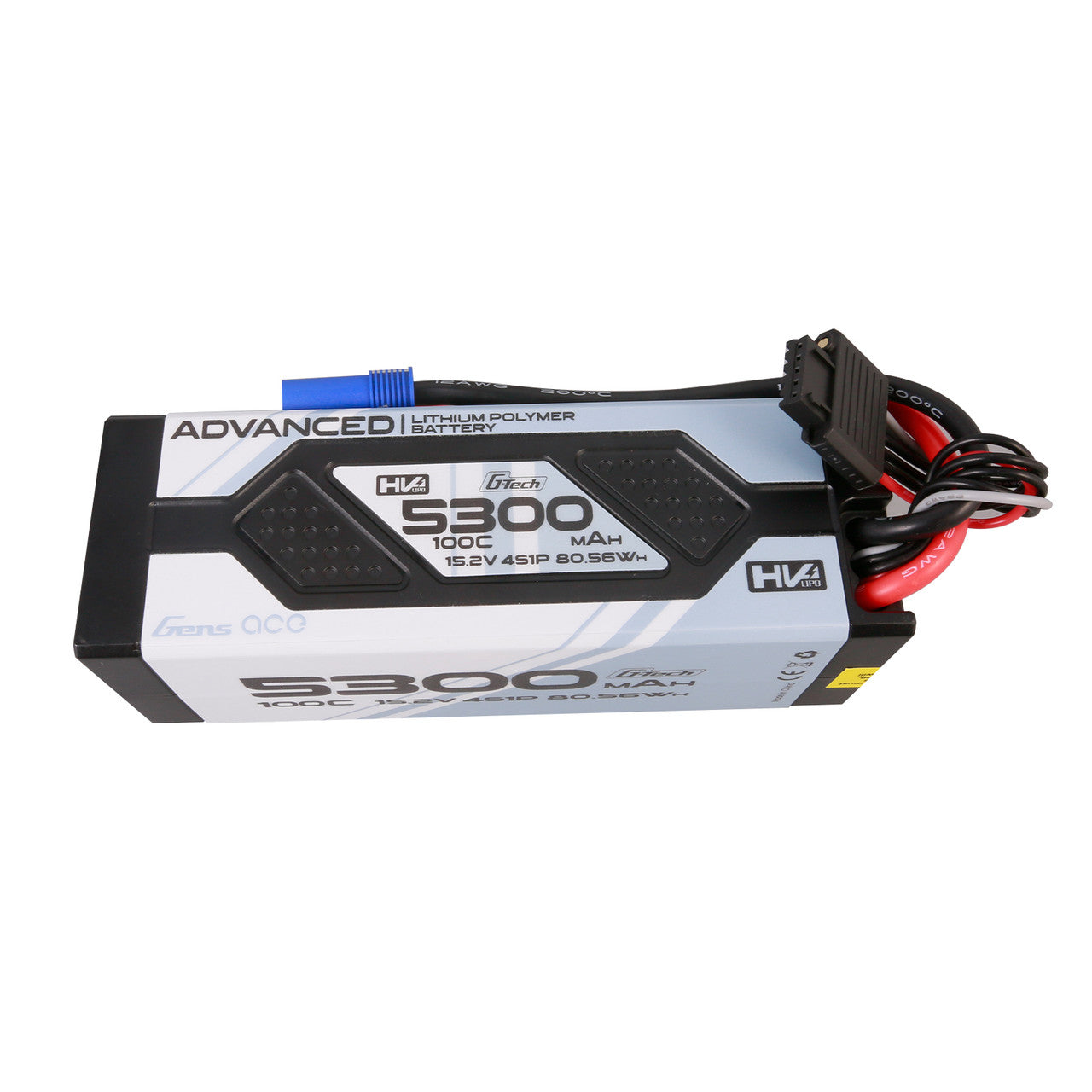 Gensace LiPo Advanced 5300mAh G-Tech 100C 15.2V 4S1P EC5 Hardcase – EVS ...