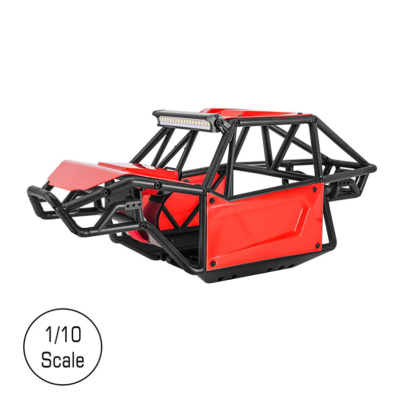 INJORA Nylon Rock Buggy Roll Cage Body Shell Chassis Kit For 1/10 SCX1 ...