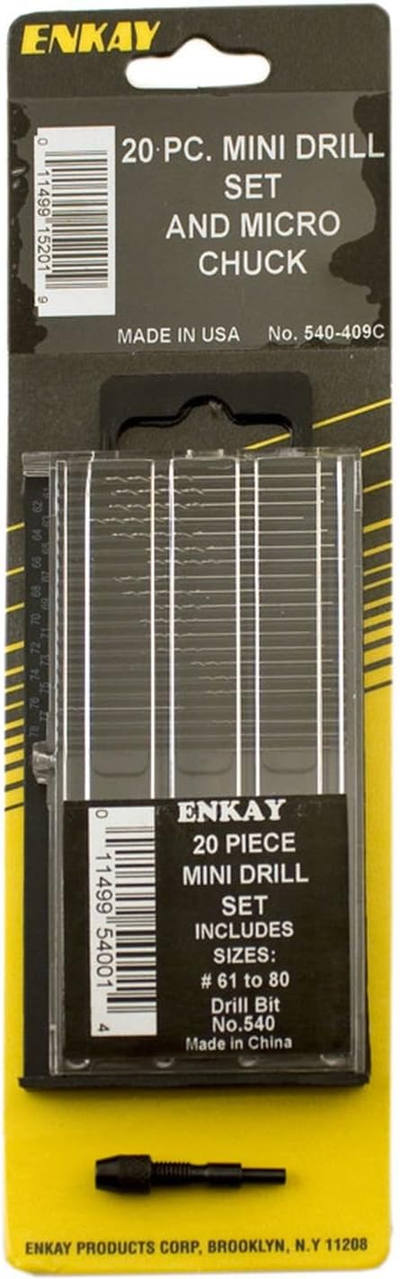 Enkay Mini Drill Set w/Micro Chuck – EVS Hobbies USA