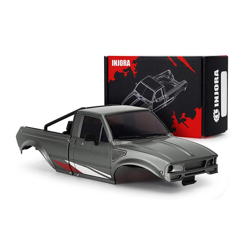 INJORA IR60 Pickup Hard Body with Bed Rack for 1/18 TRX4M Defender Bro ...