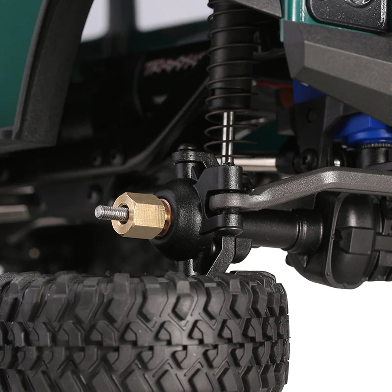 INJORA 4PCS 7mm Brass Wheel Hex Hub Extenders For 1/18 TRX4M (4M-02 ...