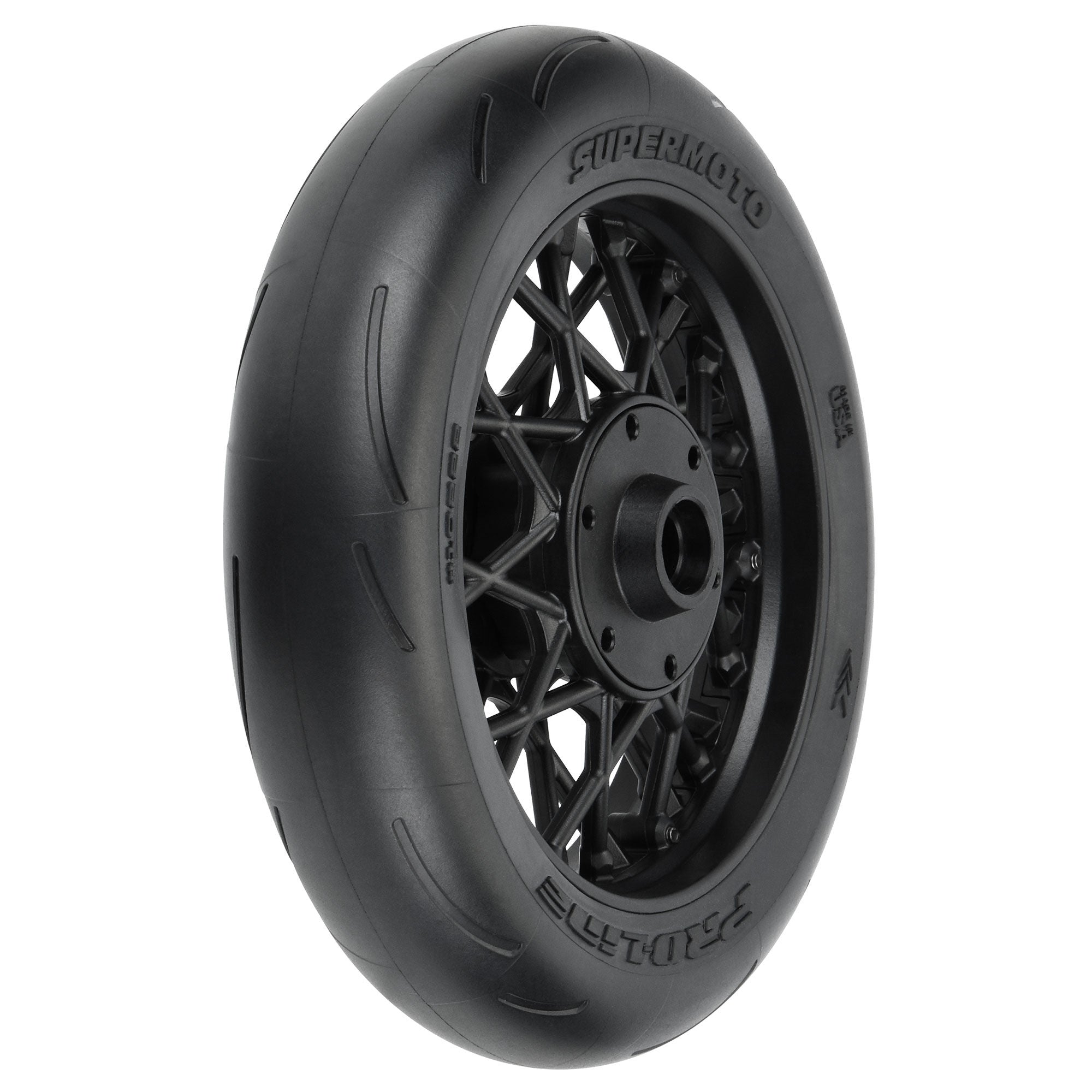 Pro-Line 1/4 Supermoto S3 Motorcycle Front Tire MTD Black (1): PROMOTO ...