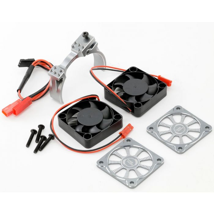 Power Hobby 1/5 Twin Turbo High Speed 40mm Aluminum Cooling Fans Motor ...