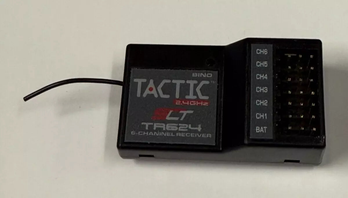 Tactic 4-Channel 2.4GHz SLT Receiver – EVS Hobbies USA