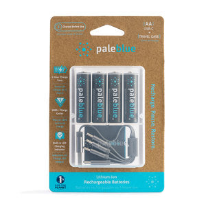 Pale Blue Lithium Ion Rechargeable AA Batteries 4pk – EVS Hobbies USA