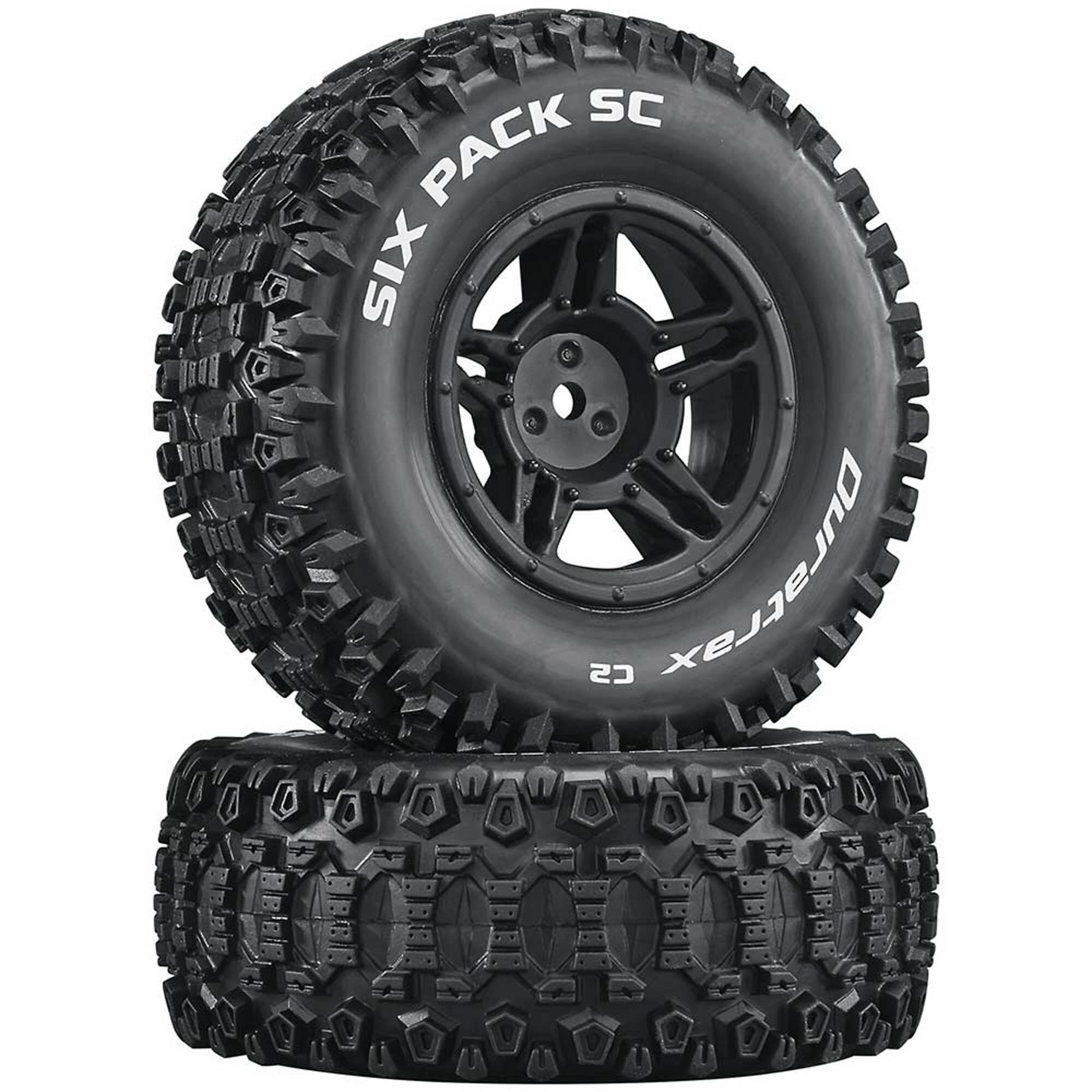 DTXC3861 Six-Pack SC C2 Mounted Tires: Slash 4x4 Blitz Front Rear (2 ...
