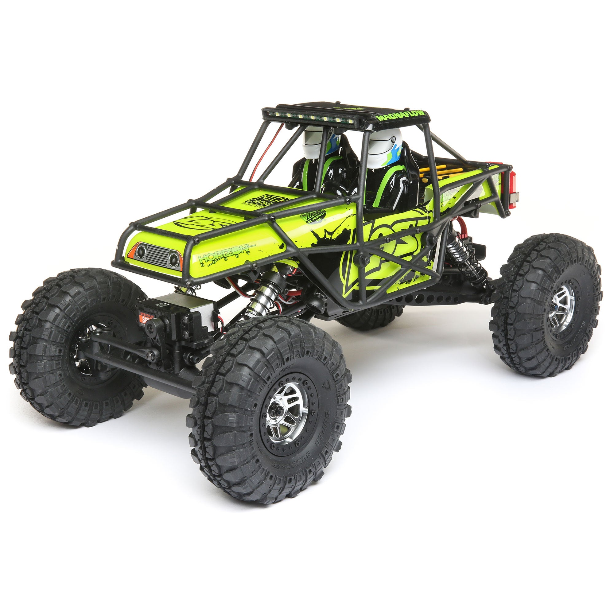 LOS03015T2 1/10 Night Crawler SE 4WD Rock Crawler Brushed RTR, Green ...