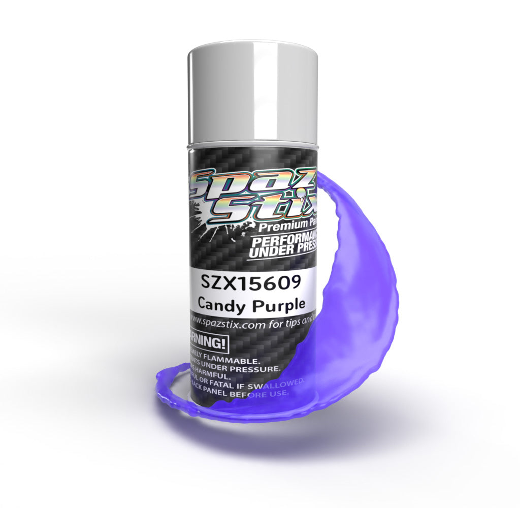 SZX15609 Candy Purple Aerosol Paint, 3.5oz Can – EVS Hobbies USA